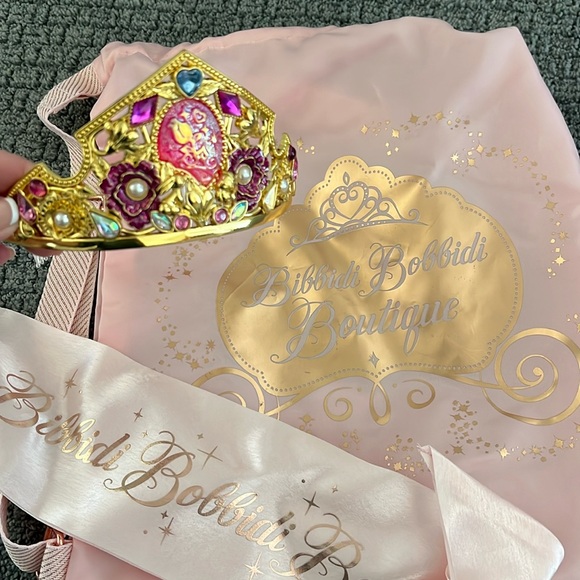 Disney | Costumes | Aurora Disney Princess Crown Sash And Bag | Poshmark
